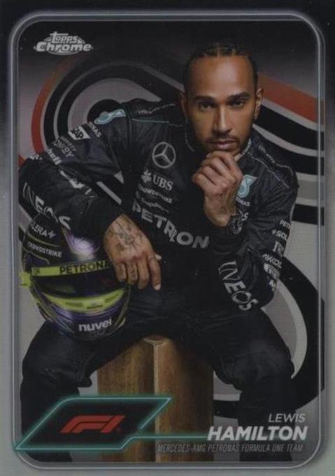 2024 Topps Chrome Formula 1 - F1 Drivers Lewis Hamilton #6 Refractor ...