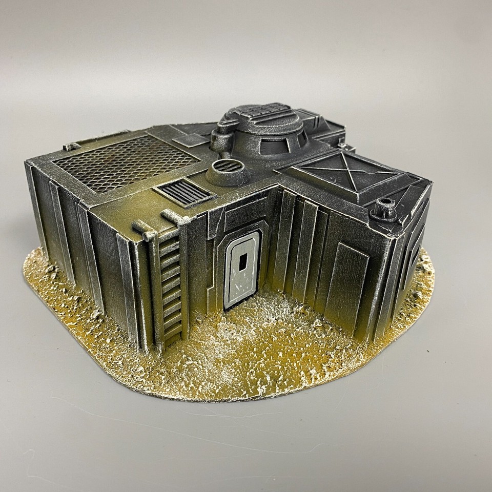 3 BUNKER COMMAND BUILDINGS WARHAMMER 40K TERRAIN WARGAMING NECROMUNDA ...