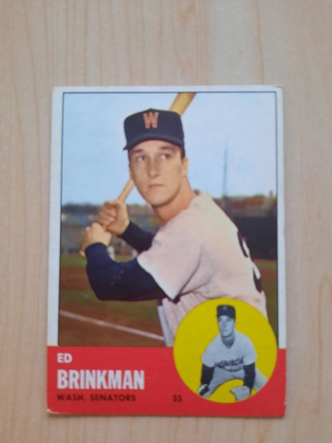 1963 Topps - Semi-High # #479 Ed Brinkman (RC) for sale online | eBay