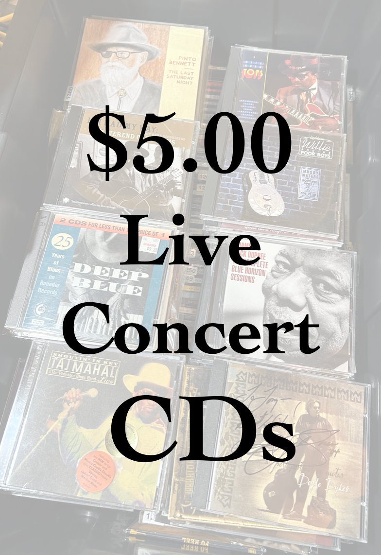 $5.00 Live / Concert CDs - Acceptable to Like New - Buy 4+ @50% Off ...