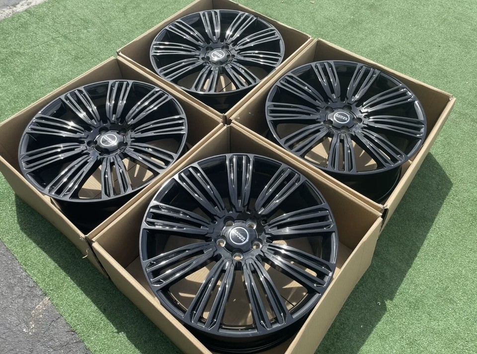 GENUINE RANGE ROVER L405/L494 OEM SPORT 22" INCH STYLE 9012 BLACK ALLOY ...