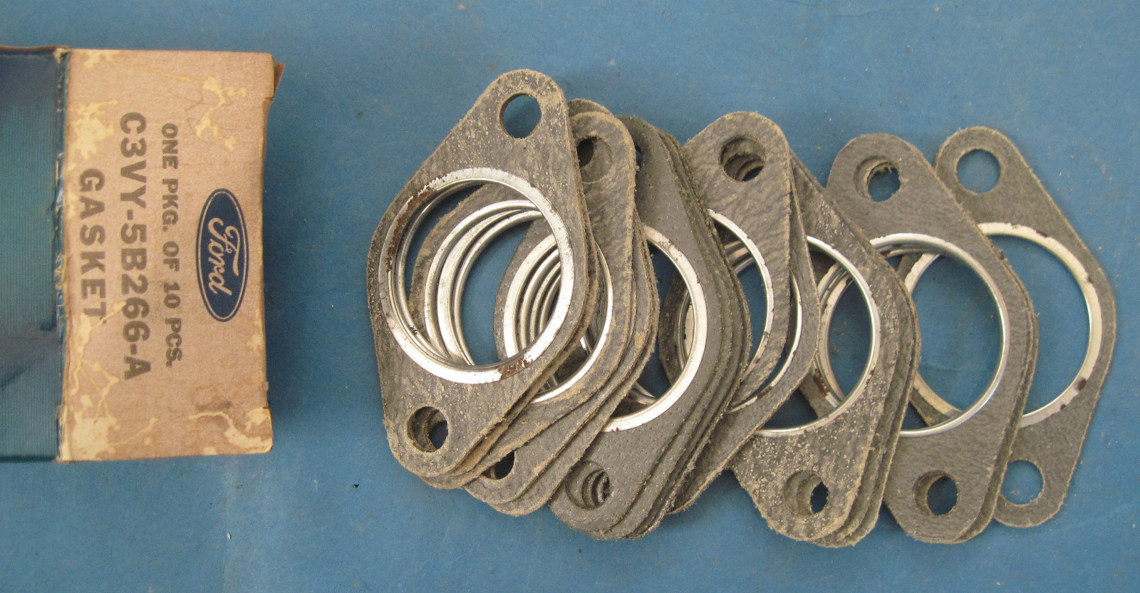 NOS flange gasket C3VY-5B266-A 1965 Shelby Mustang 289 Lincoln 1963 ...