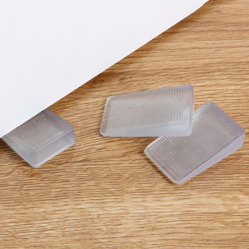 4 Pcs Rubbery Clear Table Shims Level Wedges for Home Improvement ...