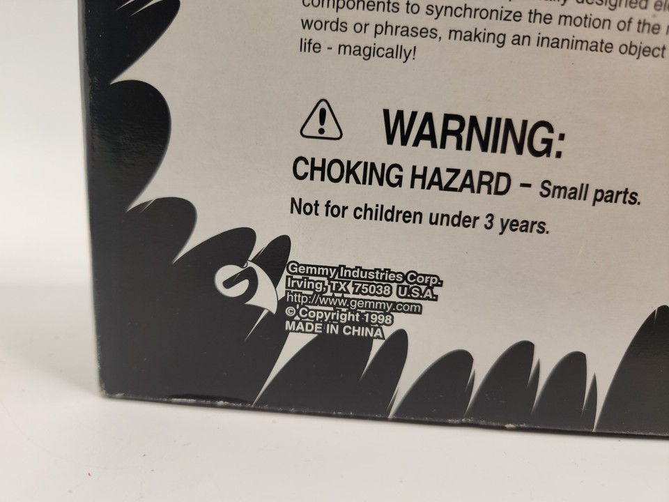 VTG 1998 Gemmy Werewolf Animated Singing Wall Door Plaque Wild Thing ...