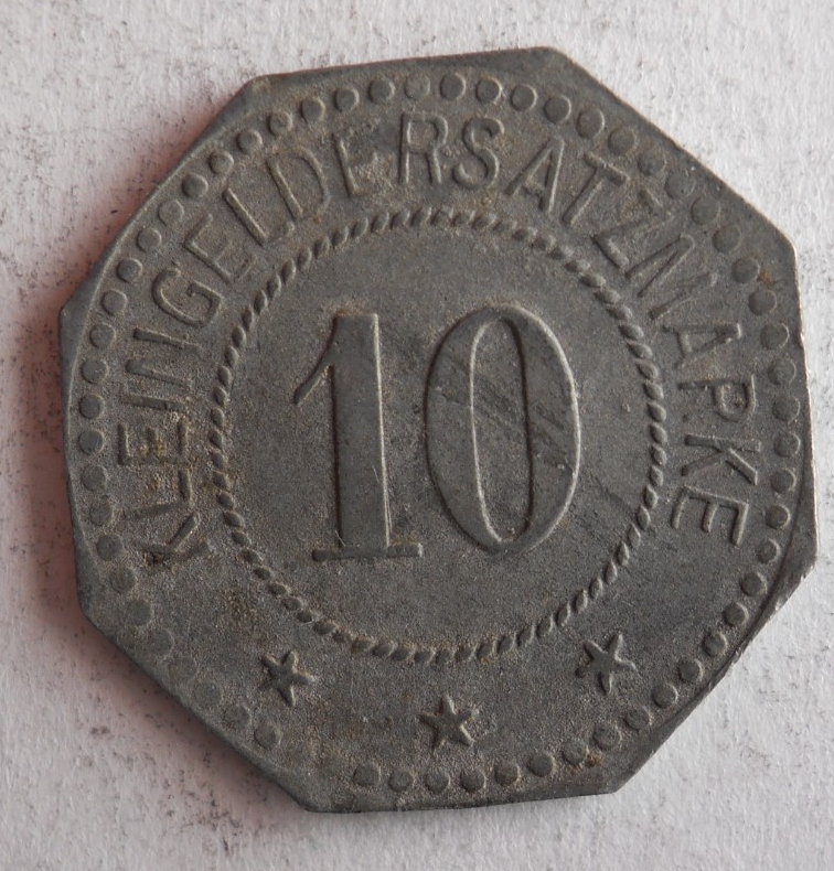 1919 GERMAN EMPIRE (SOHNE) 10 PFENNIG - RARE Notgeld Coin - #U19 | eBay
