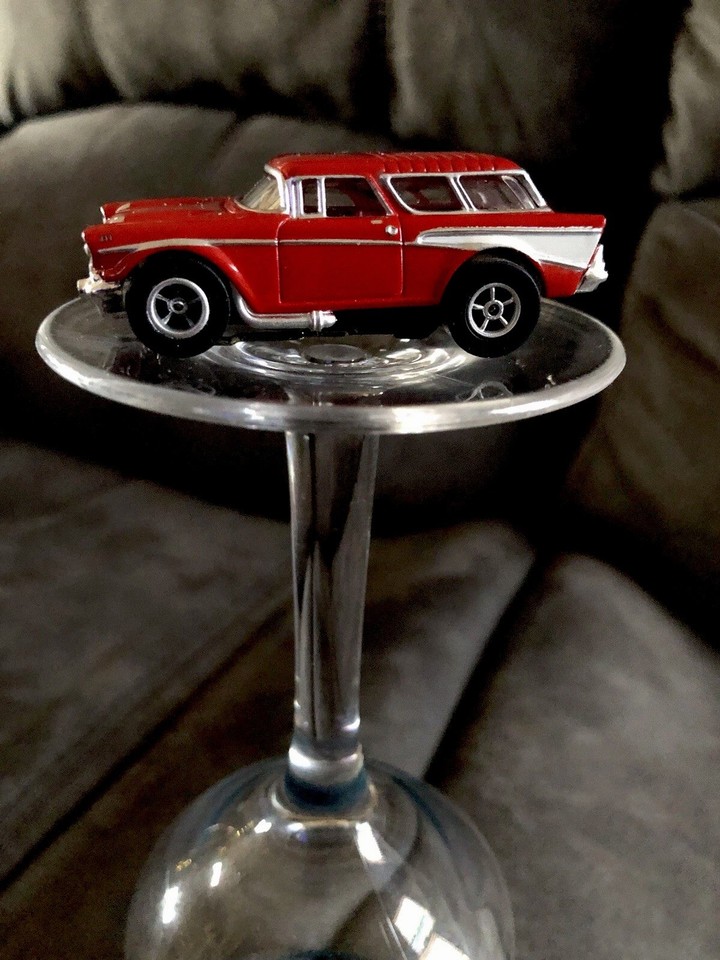 AFX AW Rel 12 ‘57 CHEVY NOMAD-Hot Rod Magazine Tribute slot car-MINT ...