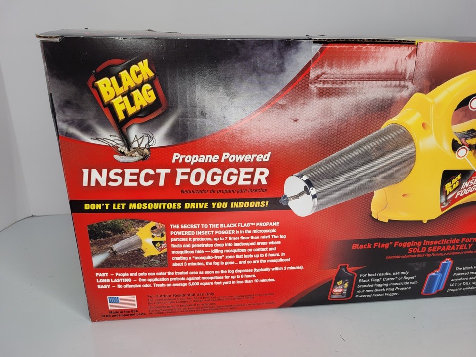 Black Flag Professional Propane Powered Insect Bug Fogger Smoker NEW IN ...