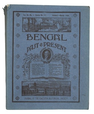 1909 BENGAL PAST & PRESENT History CALCUTTA Anglo-Indian Ghost Stories ...