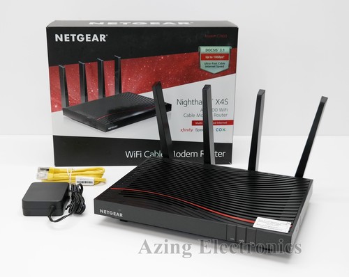 Netgear C7800 Nighthawk X4S AC3200 WiFi Cable Modem Router 695974856229 ...