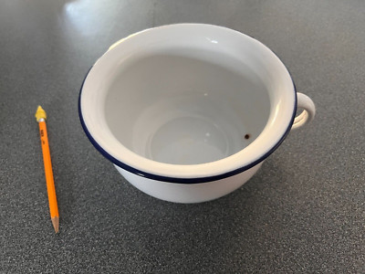 Chamber Pots - Enamelware Child's Chamber Pot