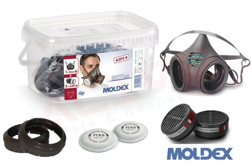 Moldex 8000 Series Reusable Half Face Masks,Gas Particulate Filter ...