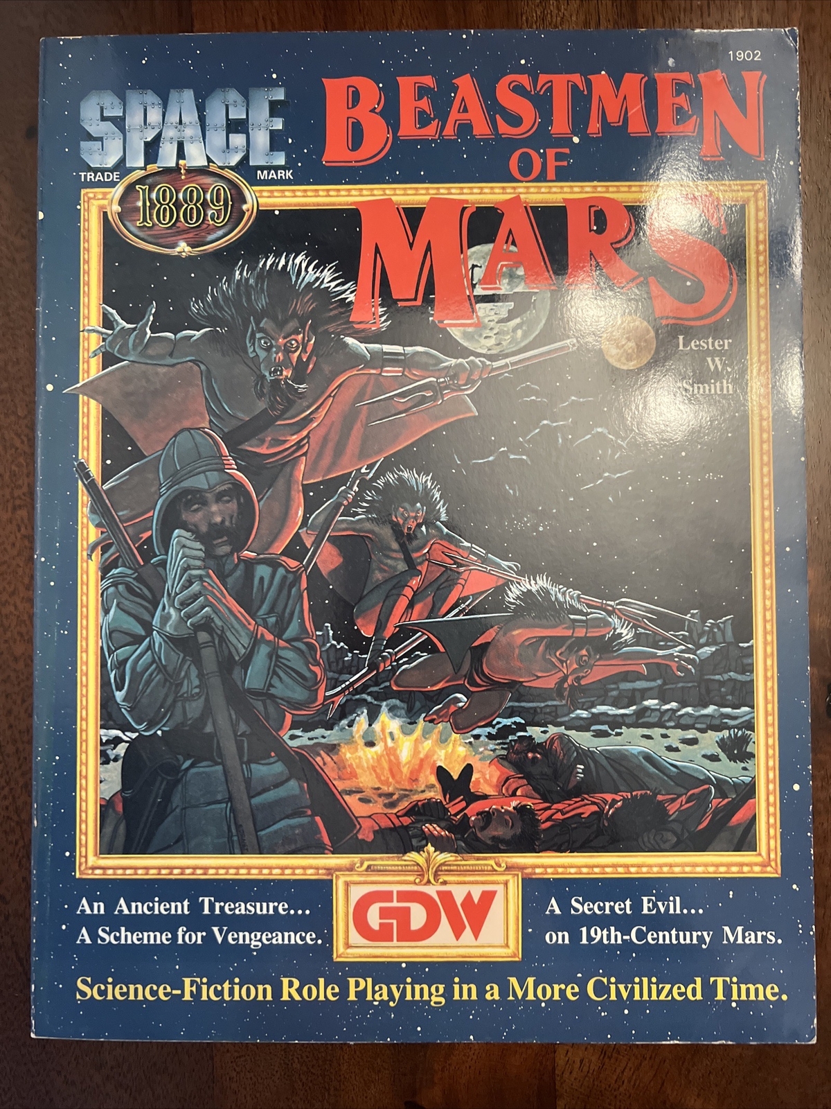 Space 1889 Beastmen of Mars Role Play Science Fiction Lester W. Smith ...