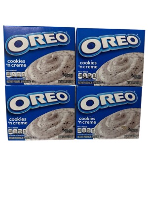 Oreo Instant Pudding & Pie Filling Bundle: (4) 4.2oz Cookies 'n Creme ...