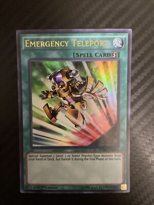 Yugioh! LP Emergency Teleport - HSRD-EN054 - Ultra Rare - 1st Edition ...