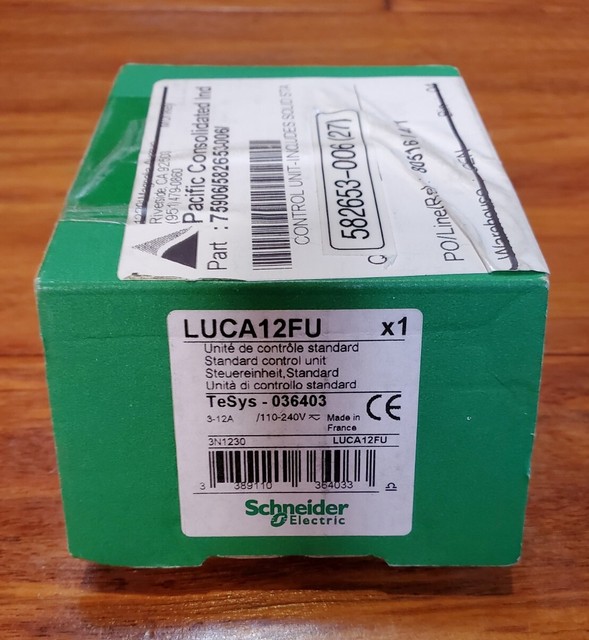 Luca 12fu Schneider Electric Motor Starter Control Unit LUCA12FU for ...
