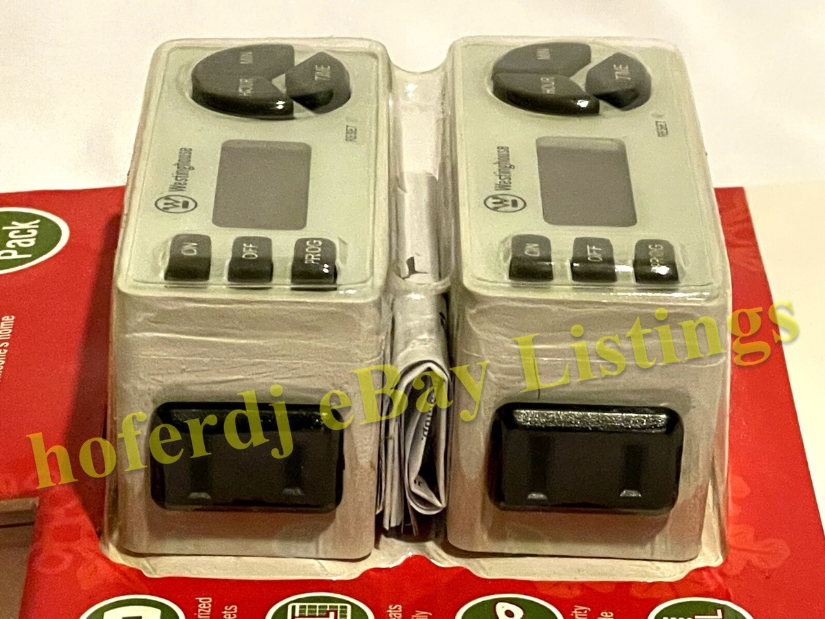 Westinghouse Digital Timer Switch Utilitech 15 Amps 120 Volt 6 Outlet