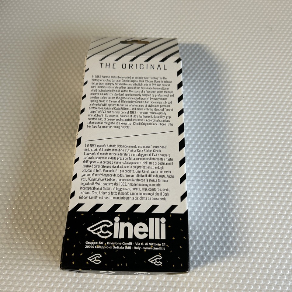 Cinelli Performance Volée Ribbon Handlebar Tape - Black with Logo - New ...