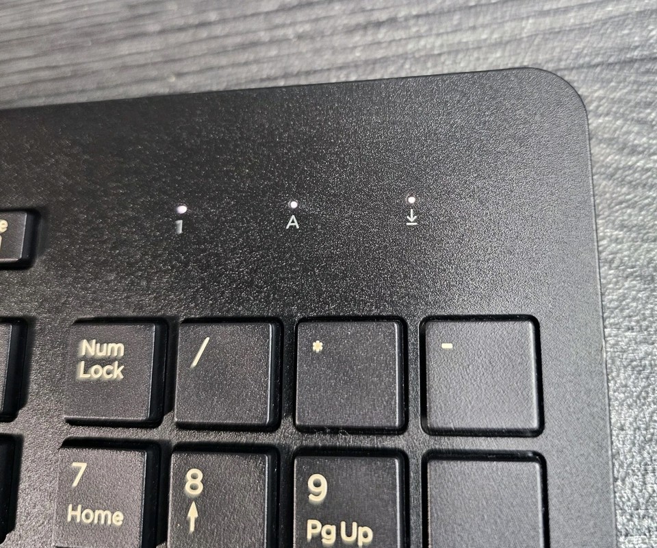 HP Slim Keyboard USB Wired P HQ-TRE 71025 Keyboard UK Layout Working ...