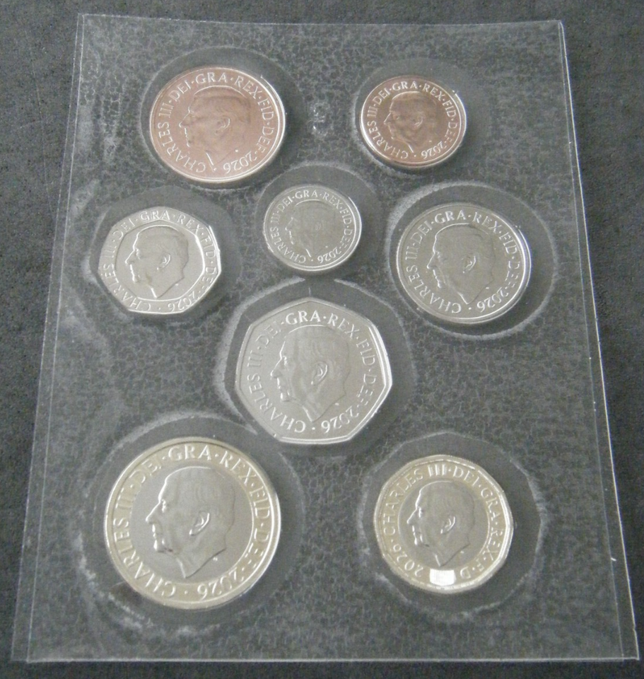 2026 Royal Mint Definitive BUNC 8 Coin Set From 1p to £2 - In stock | eBay