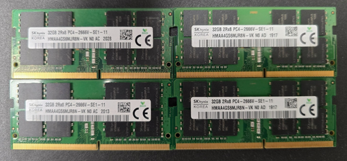 8 total Crucial/Samsung 32GB DDR4 2666/3200 Sodimm SDRAM Laptop Memory ...