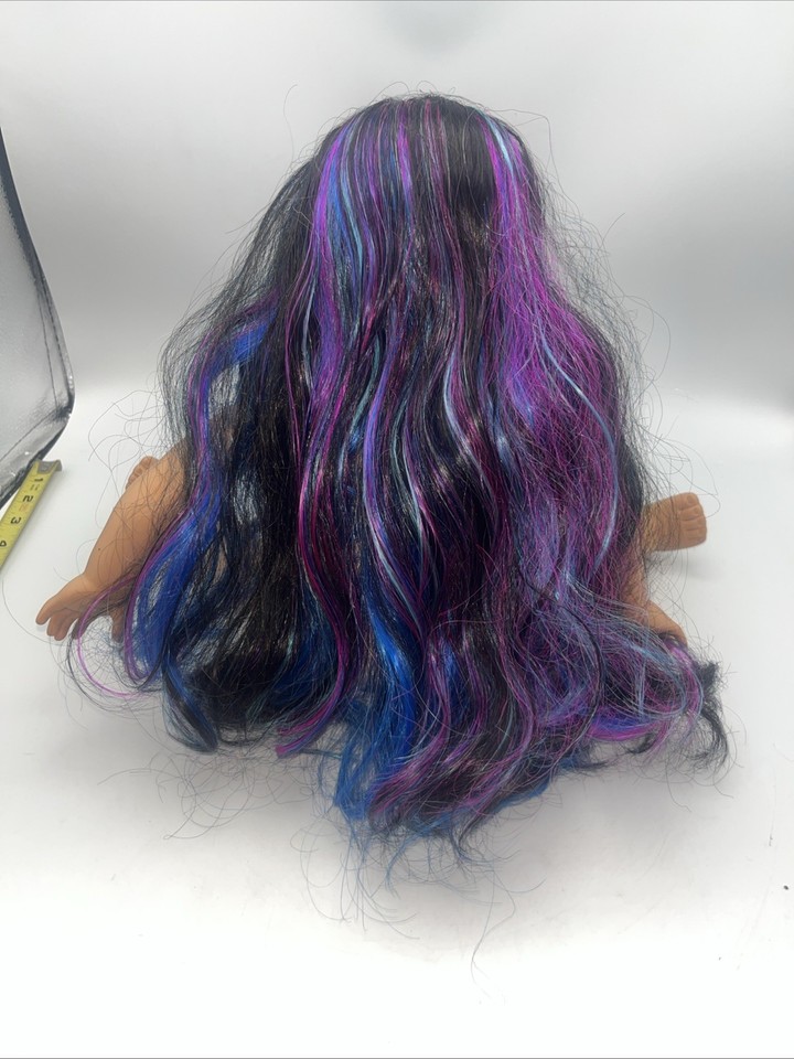 American Girl Doll Truly Me #92 Street Chic Black/Blue Pink Pu Hair 18 ...