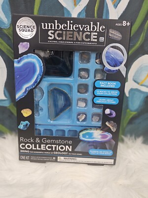 Science Squad Unbelievable Science Rock & Gemstone Collection STEM | eBay
