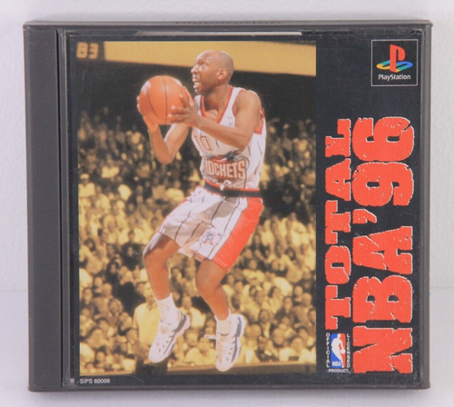 Total NBA 96 PS1 w/ Obi Spine Card Manual PlayStation 1 Japan NTSC-J ...