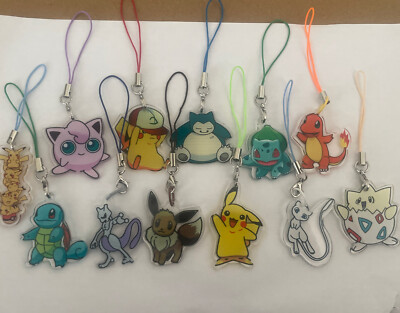 Pokémon Phone Charms, Accessories Charmander | eBay