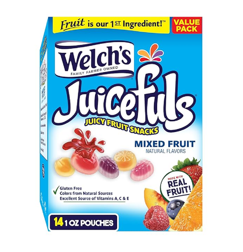 Welch's Juicefuls Juicy Fruit Snacks Mixed Fruit Fruit Gushers Perfect ...