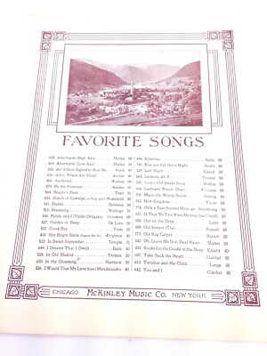 Vintage Antique 1897 Sheet Music Love’s Old Sweet Song Bingham/Molloy ...
