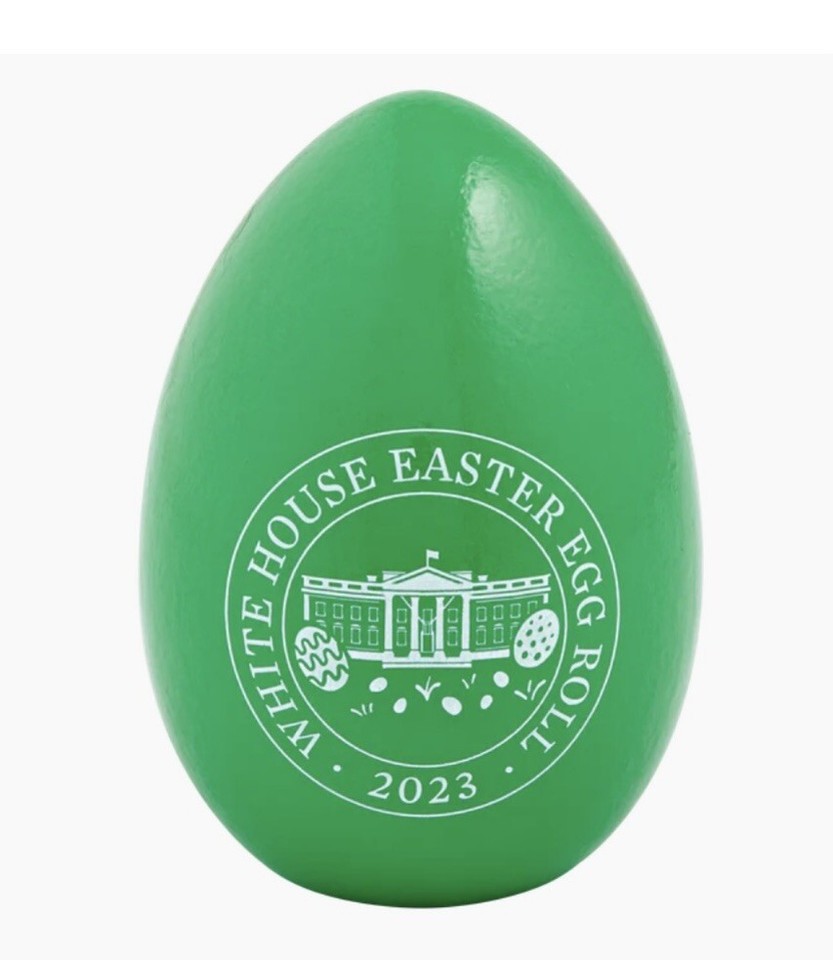 2023 WHITE HOUSE Easter EGG PRESIDENT Biden Signed Official DEMOCRAT ...