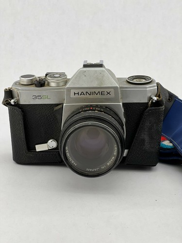Hanimex 35SL camera, with case, extra 135MM lens and flash | eBay