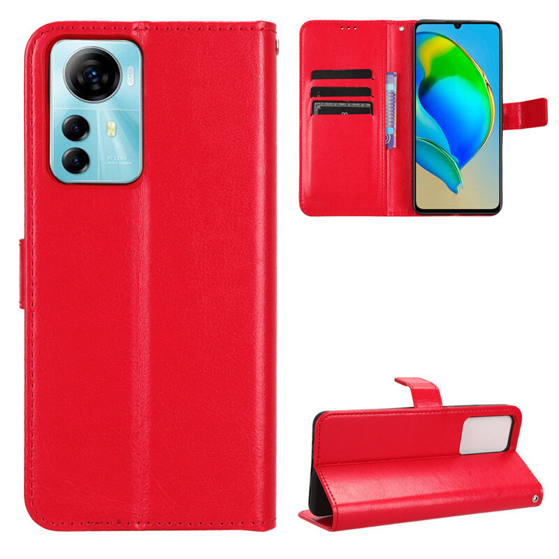 New Premium Leather Wallet PHONE Case TPU Flip Cover For Optus X Max ...