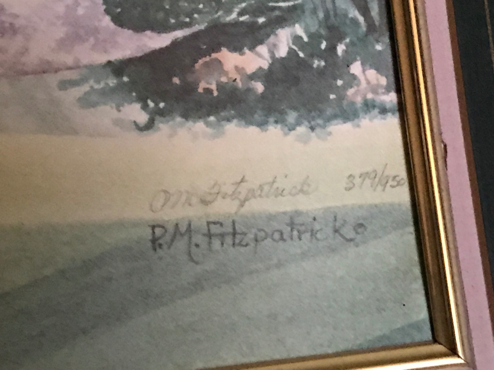 Augusta's No.10 Hole by Paula (P.M.) Fitzpatrick Ltd Ed. Signed ...