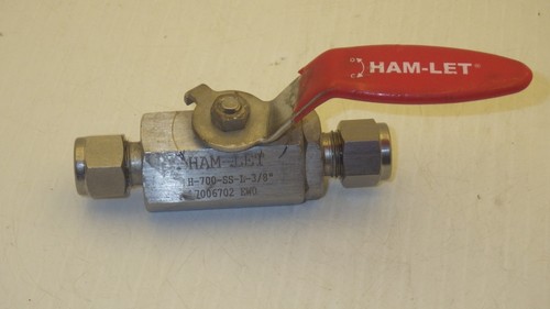 HAM-LET H-700-SS-L-3/8-T LD STAINLESS STEEL BALL VALVE 3/8" OD TUBE | eBay
