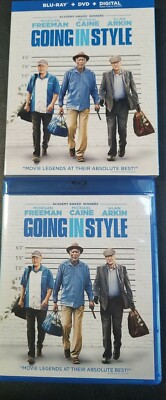 Going in Style Blu-Ray+DVD+Digital, Morgan Freeman, Michael Caine, Alan ...