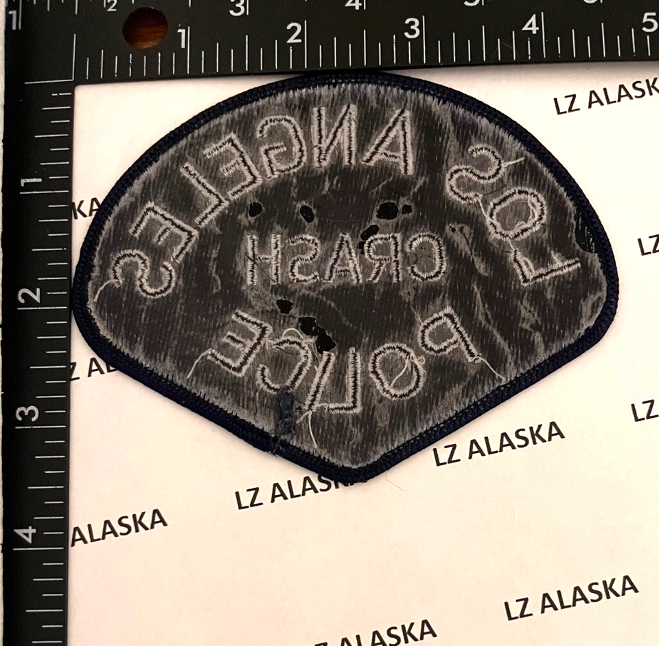 LOS ANGELES CRASH UNIT POLICE PATCH SLEEVE INSIGNIA (PD15) CALIFORNIA ...