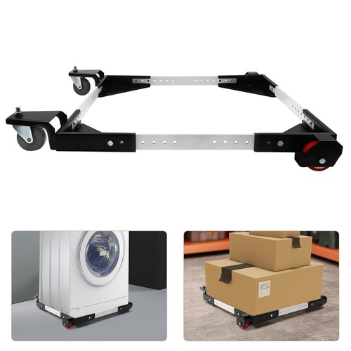 600lbs Adjustable Mobile Base Heavy Duty Rectangular Mobile Base w ...