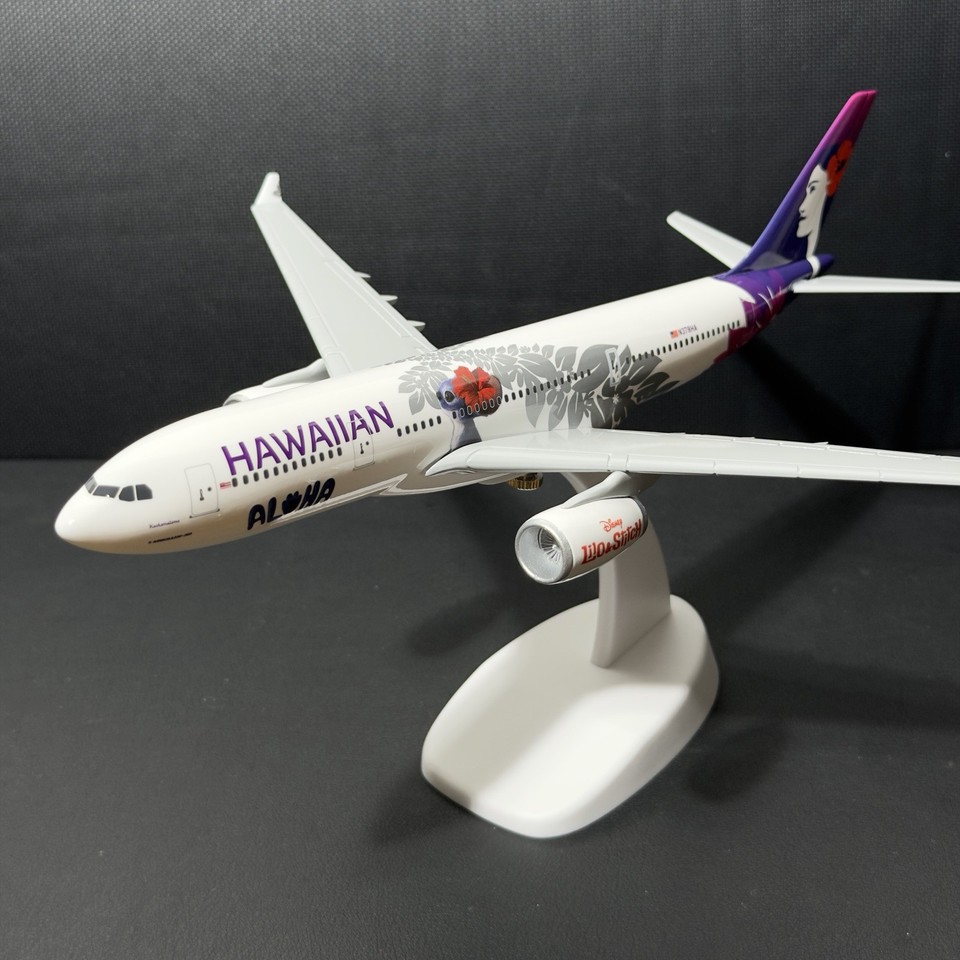 Hawaiian Airlines x Disney Lilo and Stitch Airbus A330-200 1:200 Pacmin ...