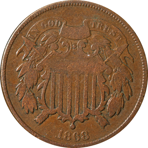 1868 Two (2) Cent Piece GREAT DEALS EXECUTIVE COIN | eBay
