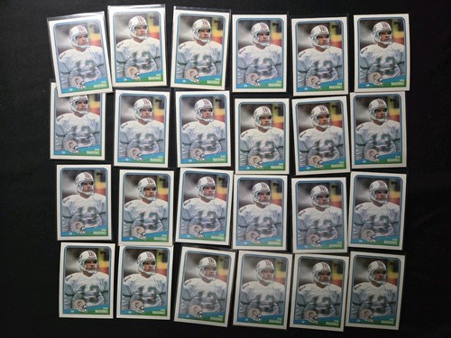 1988 Topps Football Dan Marino #190 Lot - 24 Cards | eBay