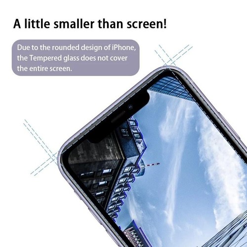 Gorilla Tempered Glass Screen Protector iPhone 17 16 15 13 12 11 14 Pro ...