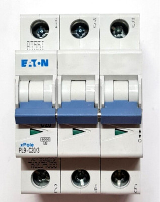 EATON Miniature Circuit Breaker PL9-C20/3 | eBay