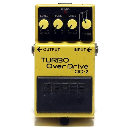 BOSS OD-2 TURBO Over Drive Made in Taiwan ACA Spec Guitar Effect Pedal ...