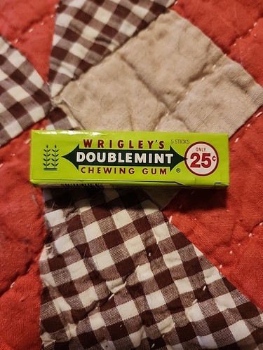 Vintage Wrigley's Doublemint Chewing Gum 25 Cents NOS Sealed FREE ...