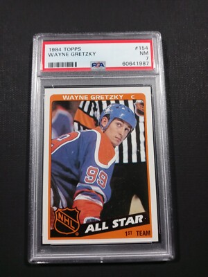 1984 Topps Wayne Gretzky Edmonton Oilers All Star #154🏒🏒💥 PSA 7 NM | eBay