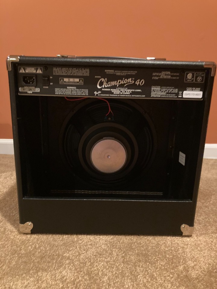Fender Champion 40 Combo Amp Open Box (Have Boxes) - See All ...
