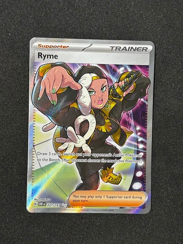 Pokémon TCG Ryme Sv03: Obsidian Flames 221/197 Holo Ultra Rare for sale ...