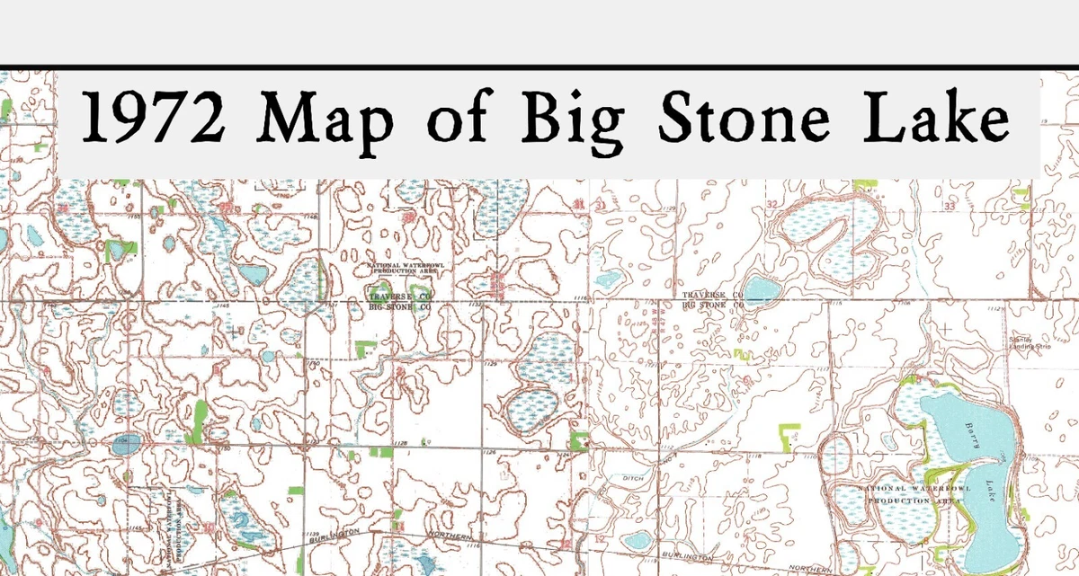 Big Stone Lake Map