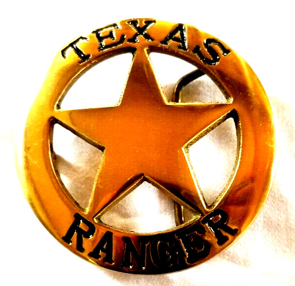 Texas Ranger SOLID BRASS Baron Belt Buckle for 1.5 in… - Gem